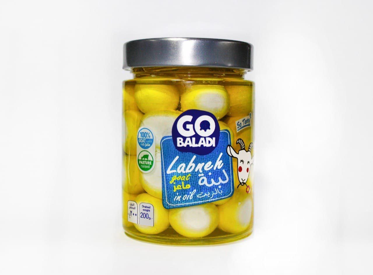 Goat labneh with oil - Earth-ona